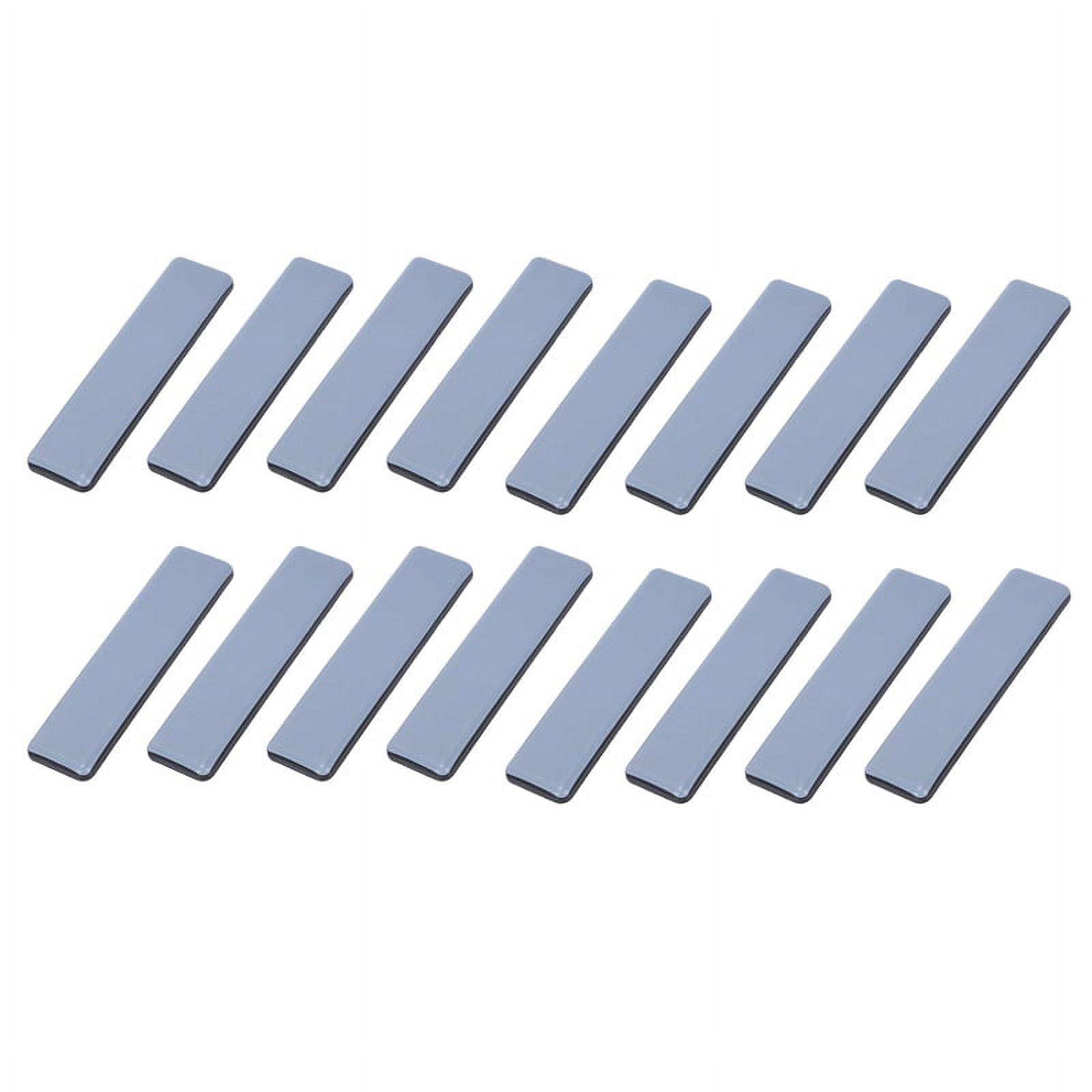 16Pc Furniture Glides Rectangle Furniture Sliders 25mm x 100mm Self ...