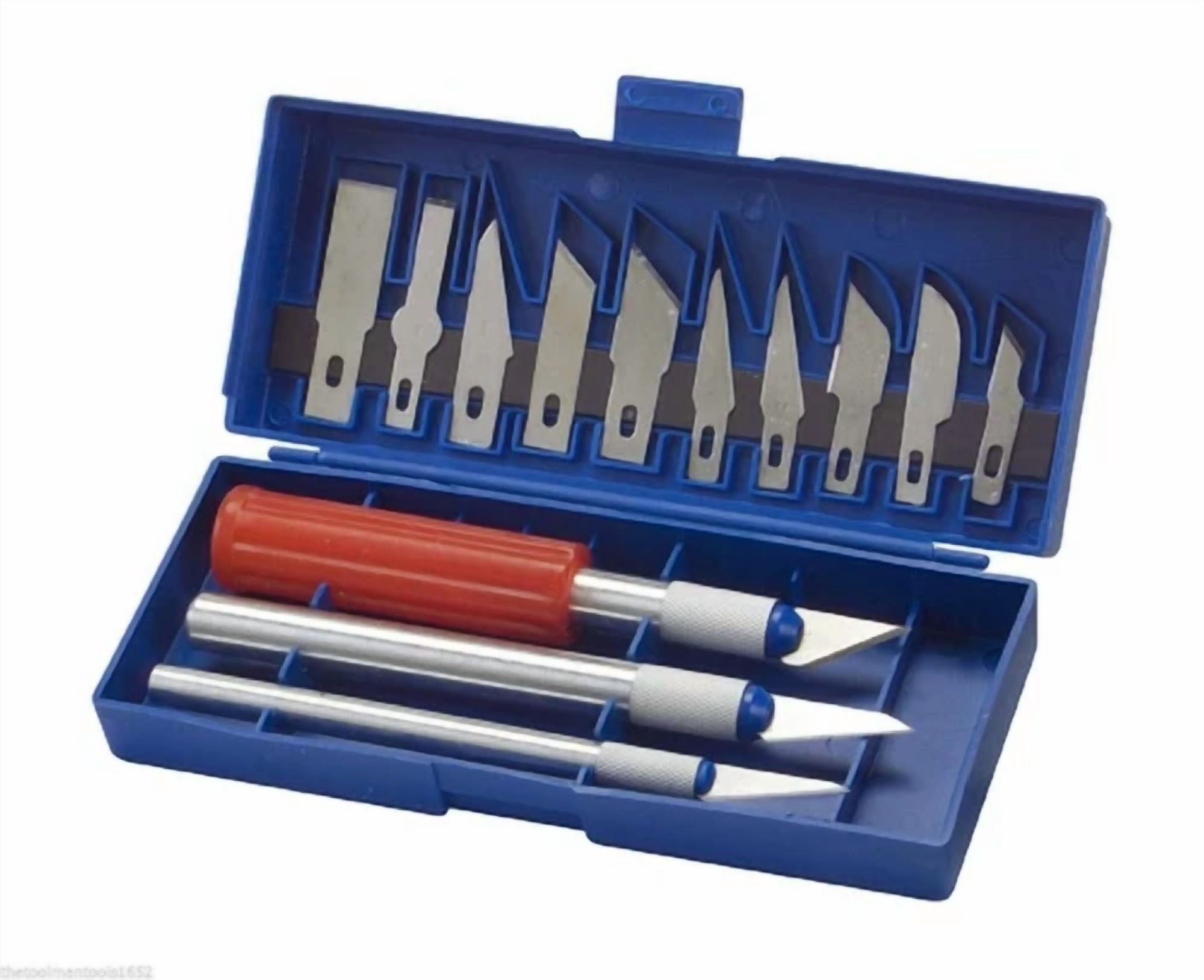 16Pc Hobby Razor Knife Set Blades (Exacto Blades Fits Knife) Stencil ...