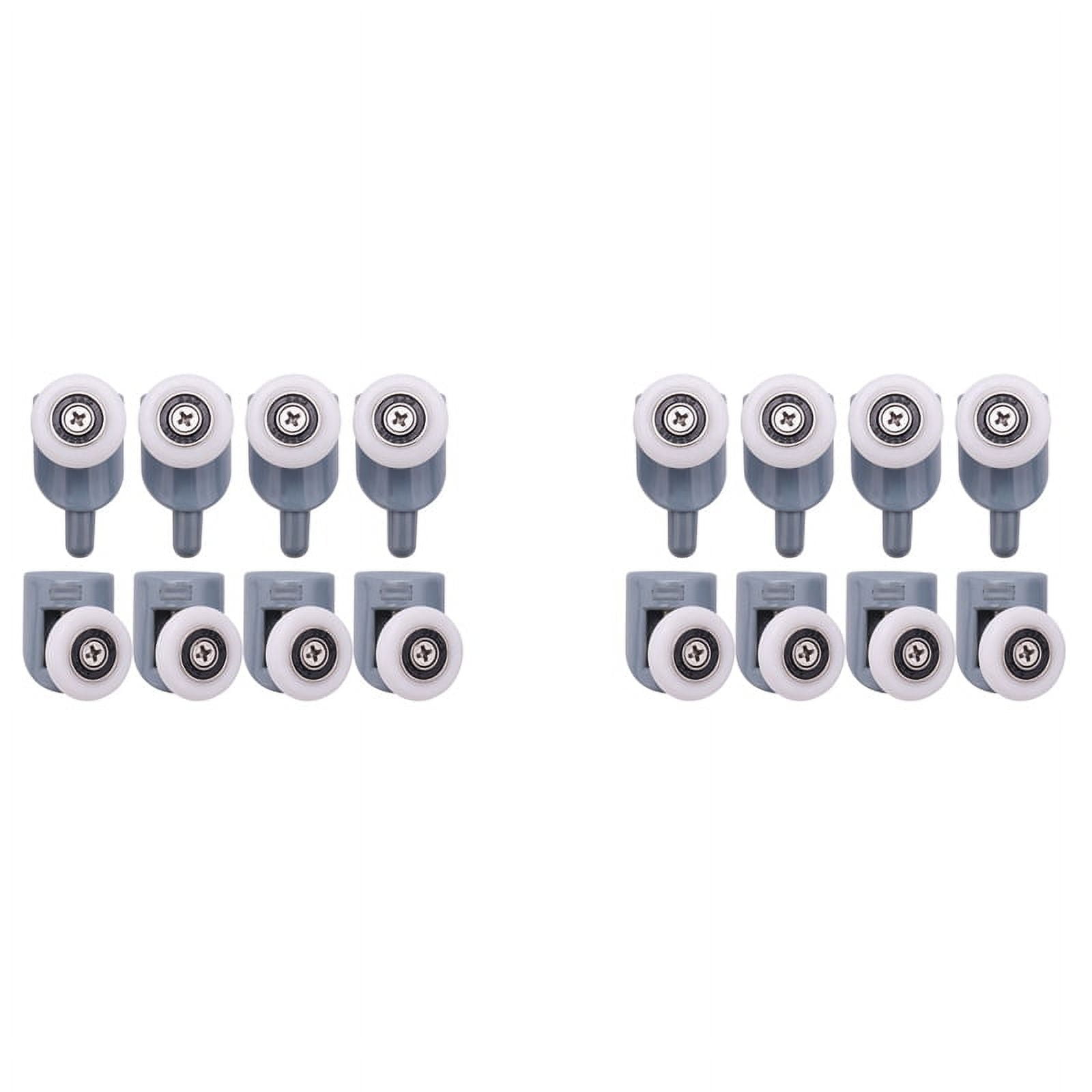 16Pc Shower Door Castors Rolls Shower Door Rollers Sliding Door Roller Guide Shower Spare Parts ...