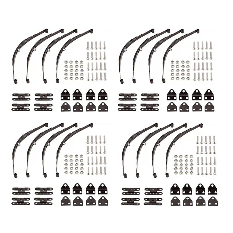 16Pcs 1/10 Rock Crawler Hard Leaf Spring Suspension Stainless Steel Bar ...