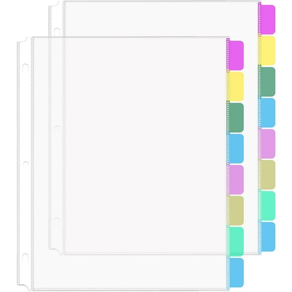 3 Ring Binder Page Protectors