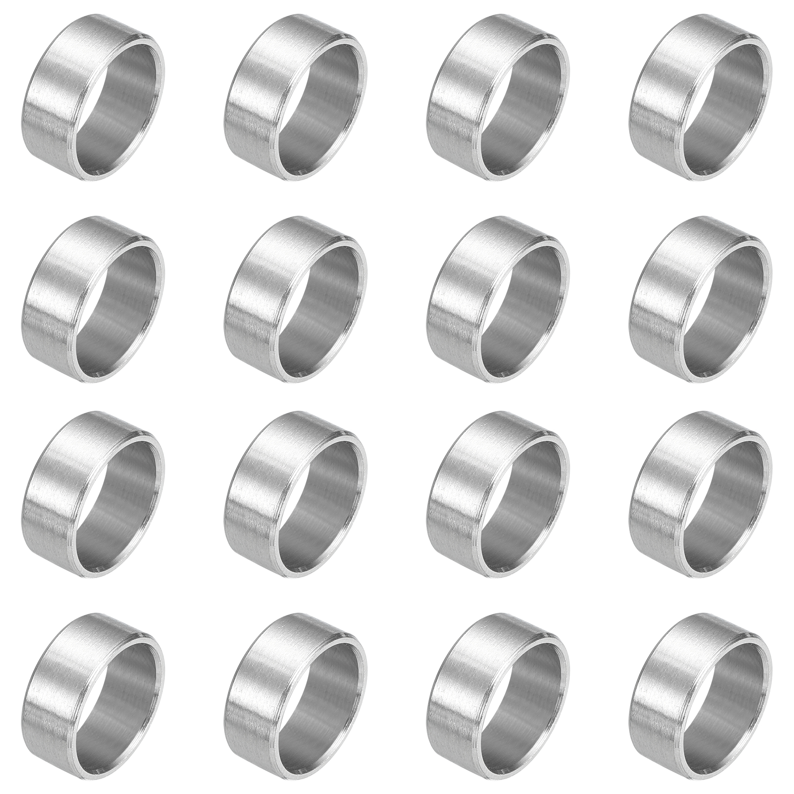 16Pcs 304 Stainless Steel Spacer 12mm OD x 10mm ID x 5mm Length for M10 ...