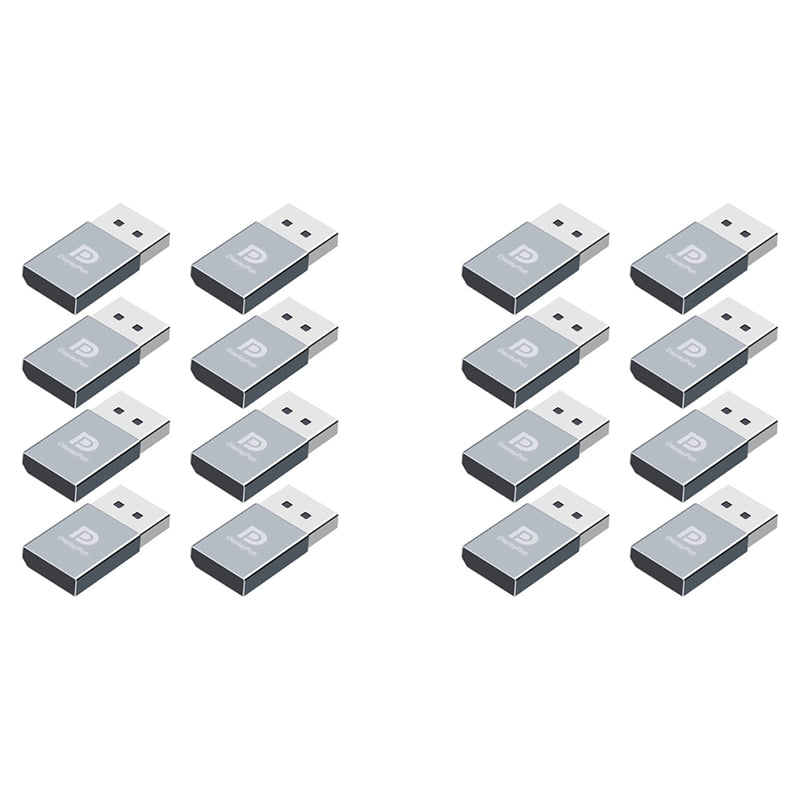 16Pcs 4K DP Displayport Dummy Plug DP Virtual Display Adapter EDID ...