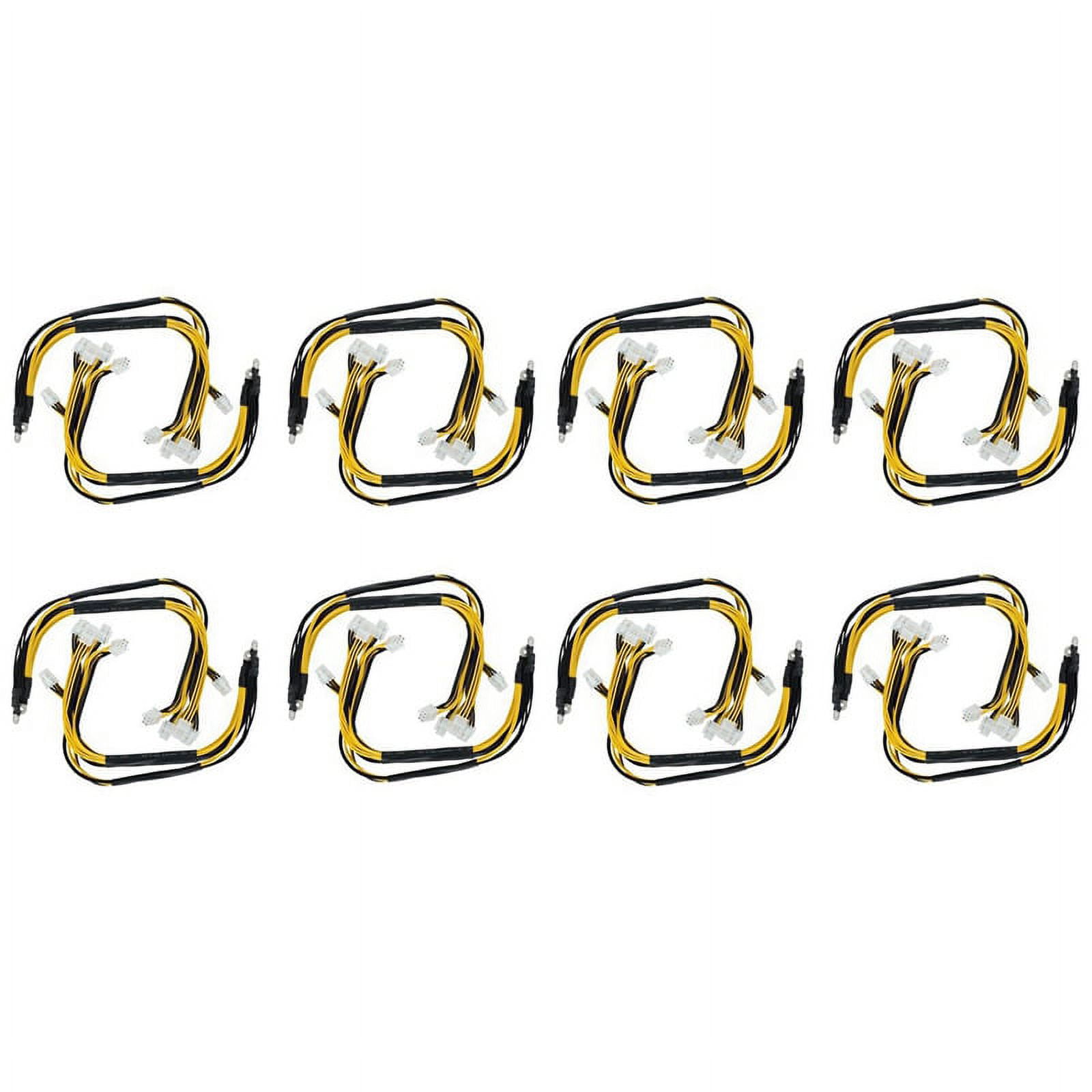 16Pcs 5X PCI-E PCIe 6Pin GPU Graphics Card Splitter Power Cable for ...