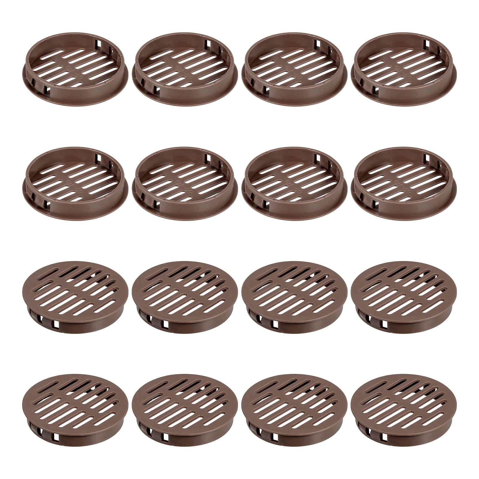 16Pcs 60mm/2.36" Circular Soffit Air Vents, Plastic Soffit Vent Cover ...