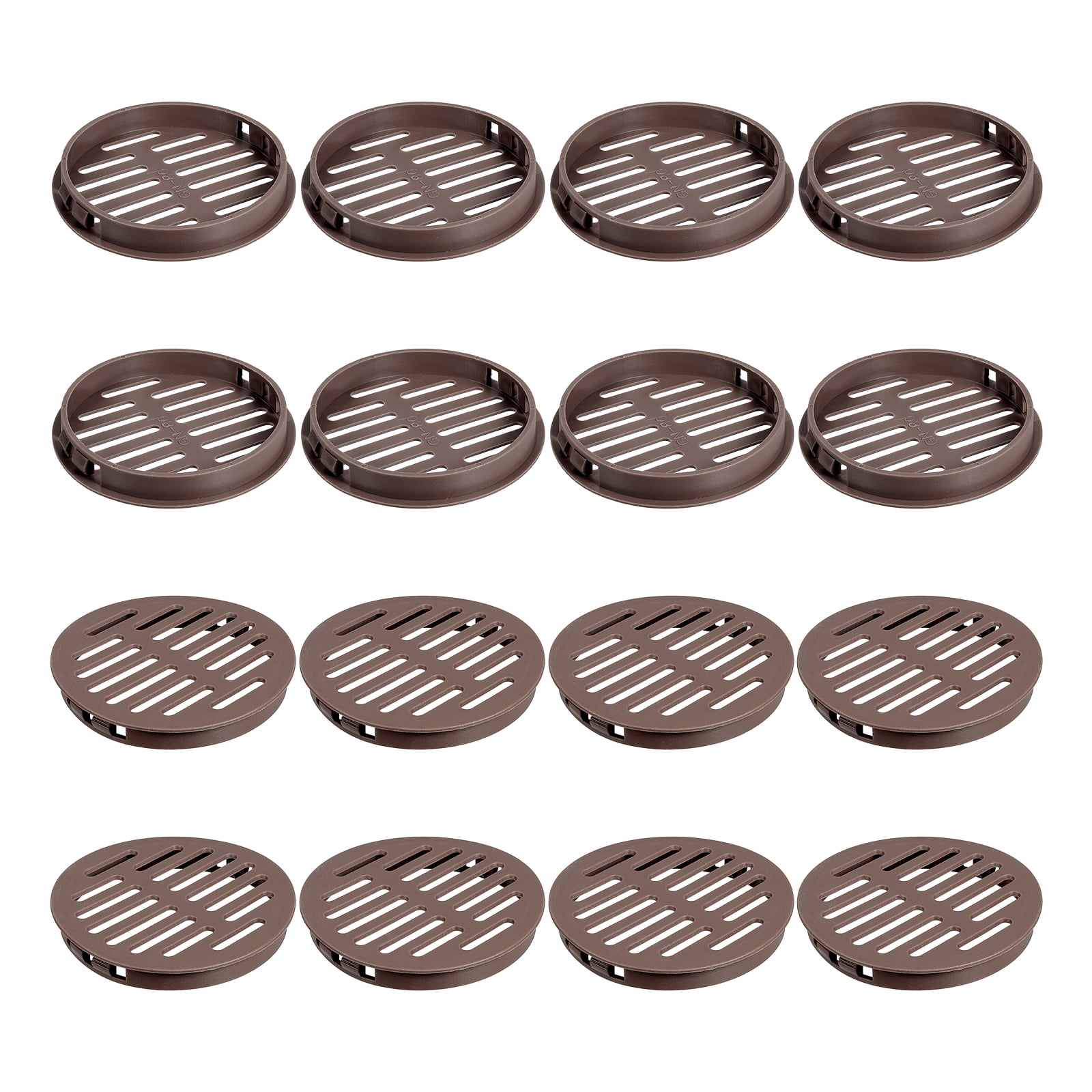 16Pcs 80mm/3.15" Circular Soffit Air Vents, Plastic Soffit Vent Cover ...