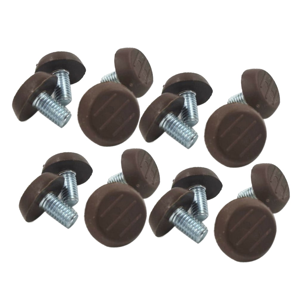 16Pcs Adjustable Furniture Levelers Screw in Threaded, Galvanized Steel ...