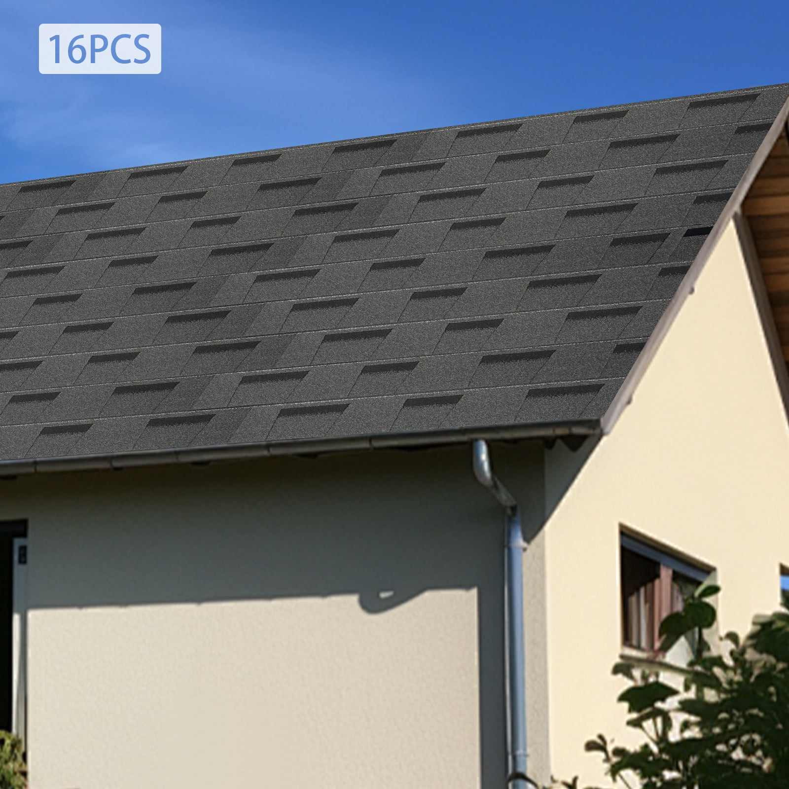 16Pcs Asphalt Roof Shingles, Roofing Shingles, Asphalt Shingles Roof ...