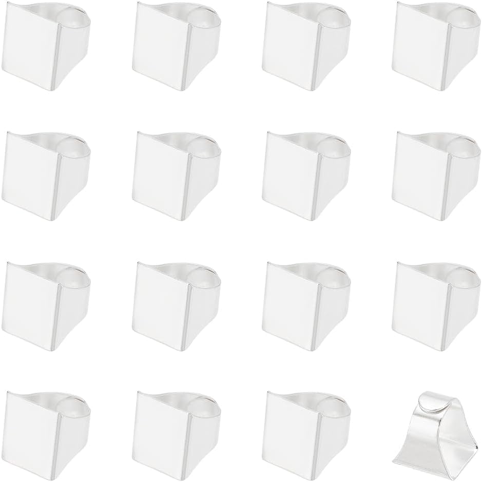 16Pcs Blank Rings Brass Pad Ring Settings Adjustable Finger Ring Blank ...