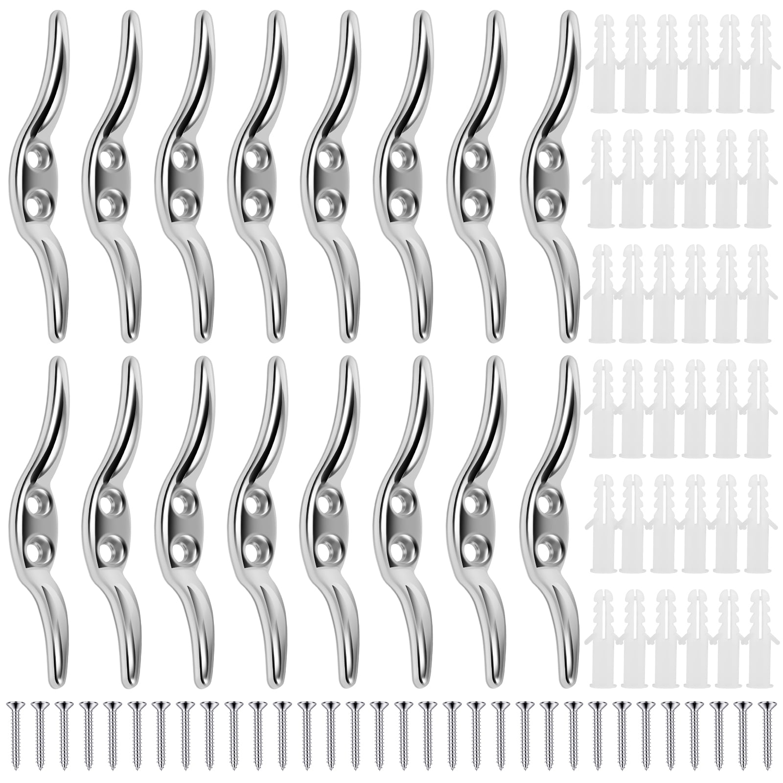 16Pcs Blind Cord Cleat Zinc Alloy Blind Cord Holder with Screws and ...