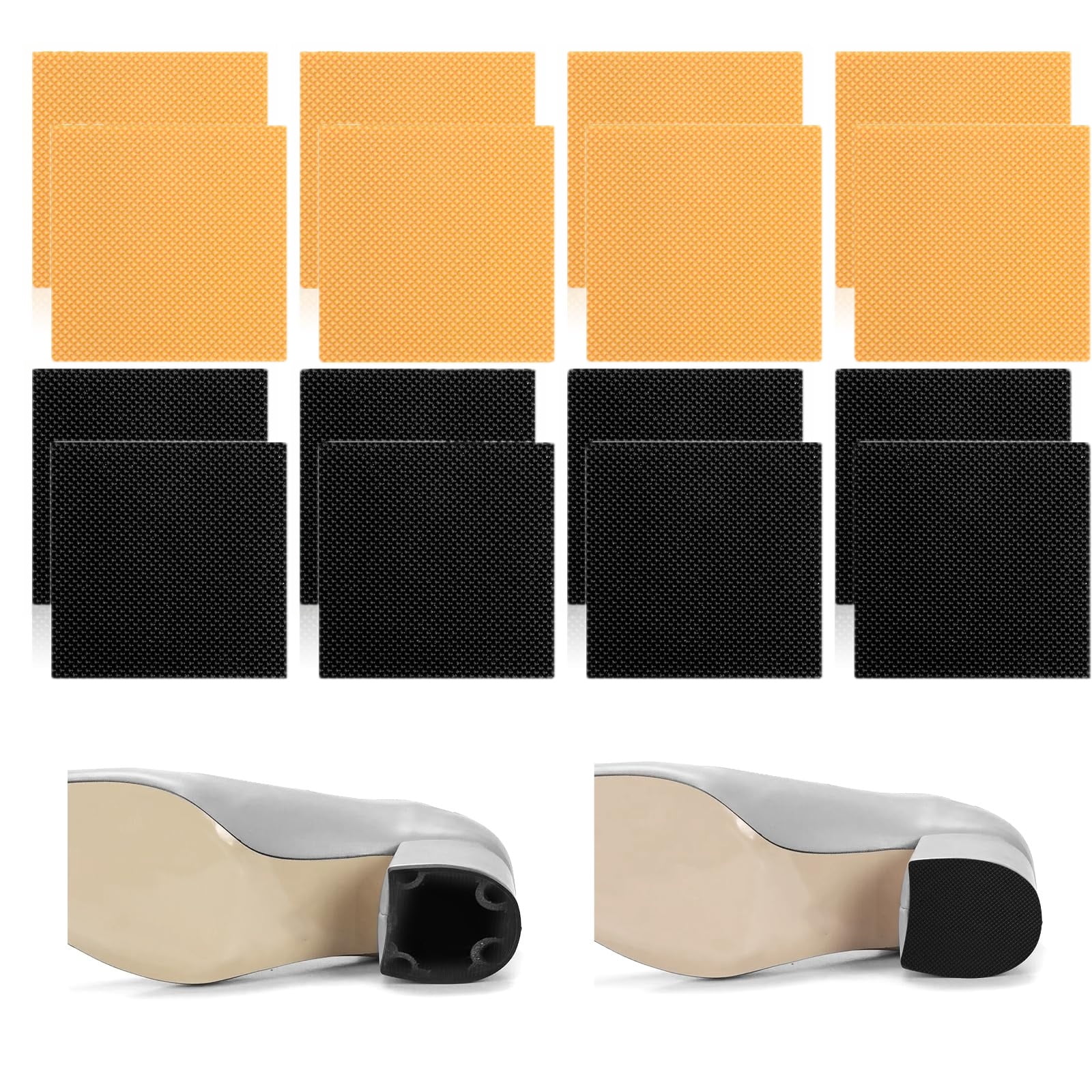 16Pcs Boot Heel Replacement High Heel Patch Abrasion Resistant Shoe ...