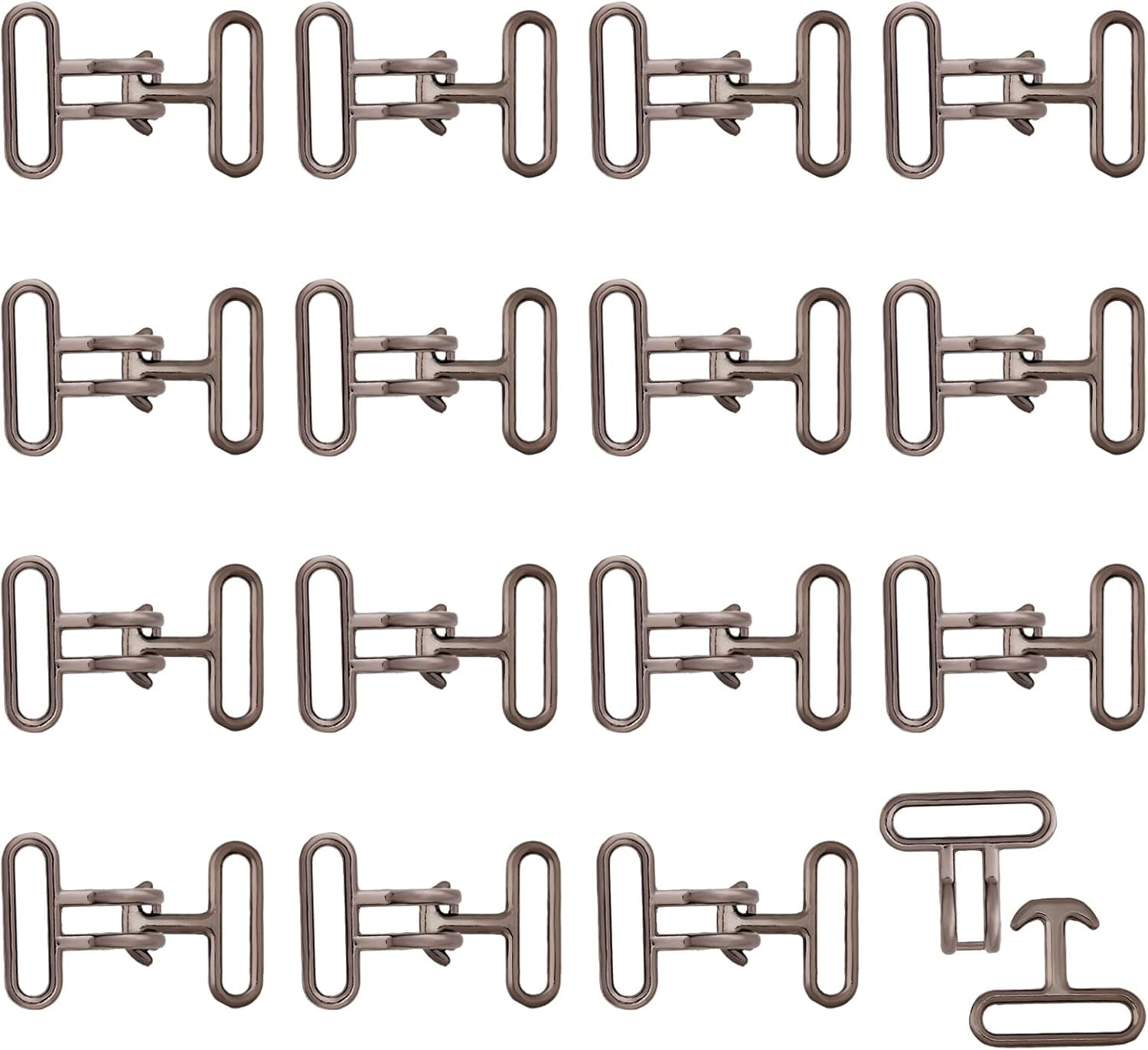 16Pcs Cinch Belt Buckle Surcingle Strap Buckles Fast Fix Ring Buckle ...