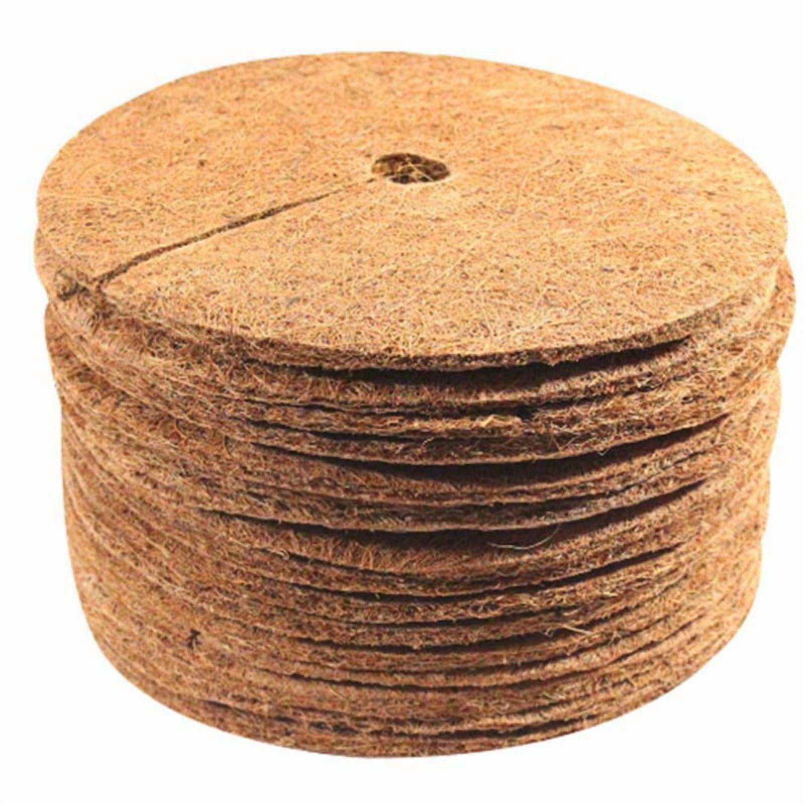 16Pcs Coconut Fiber Tree Ring Mulch Mat, 11.8 Inch Plant Protectors Mat ...