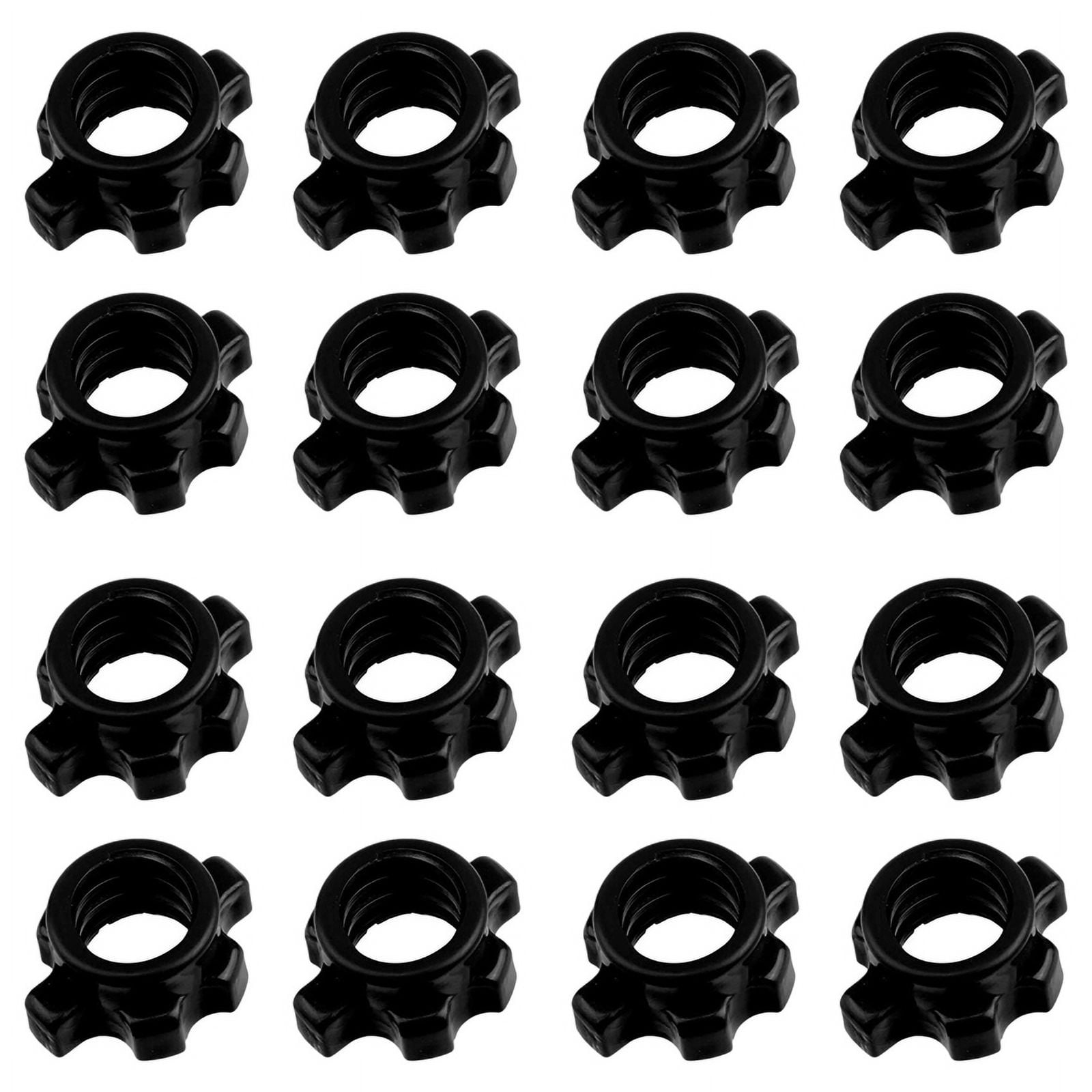 16Pcs Dumbbell Bar Nut Barbells Screw Clamp Dumbell Weight Lifting ...