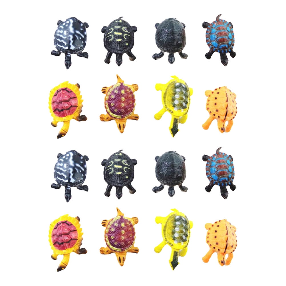 16Pcs Fake Turtle Playthings Turtle Model Toy Educational Marine Animal ...