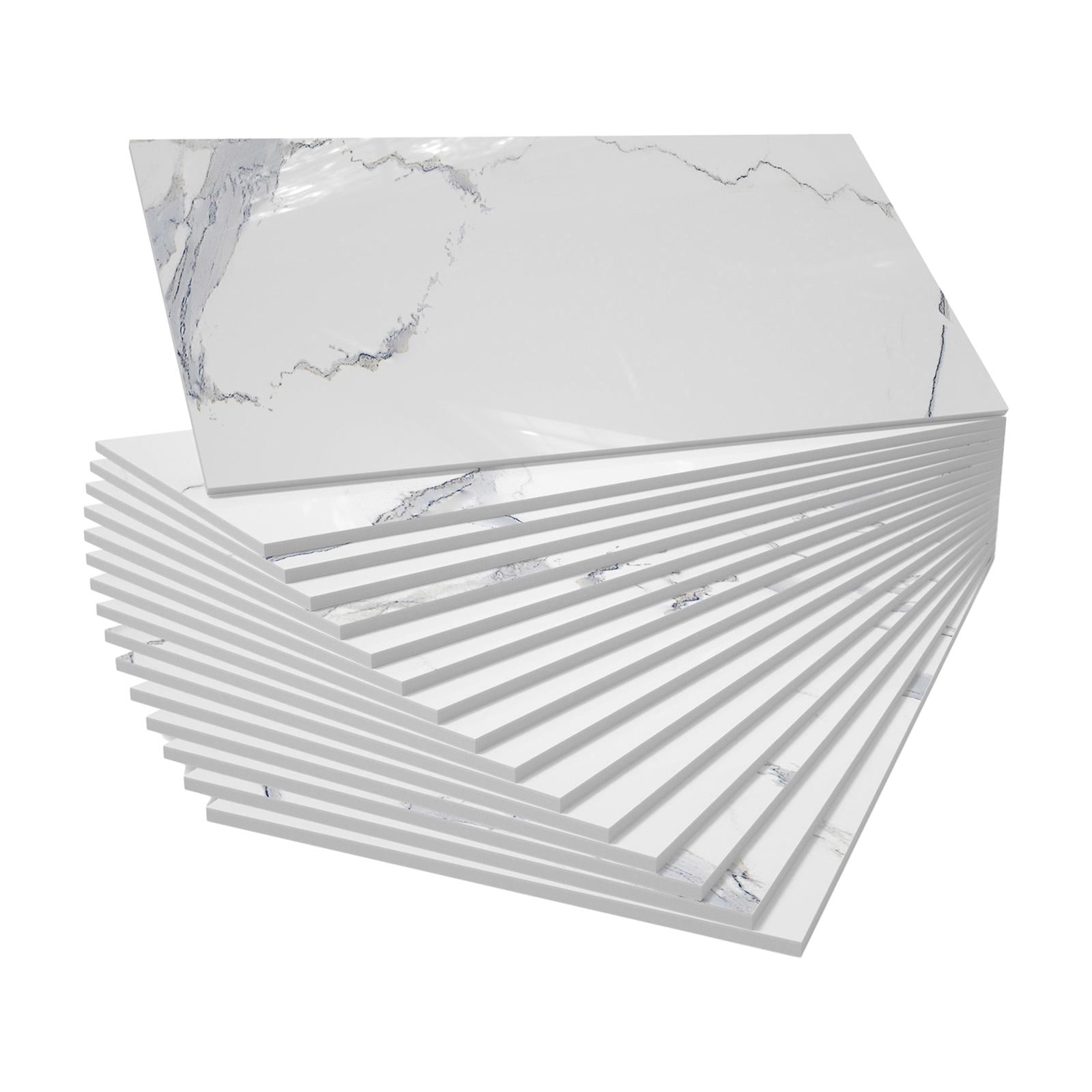 16Pcs Foam Wallpaper Marble Wall Sticker Removable ,Self Occupied ,Wall ...