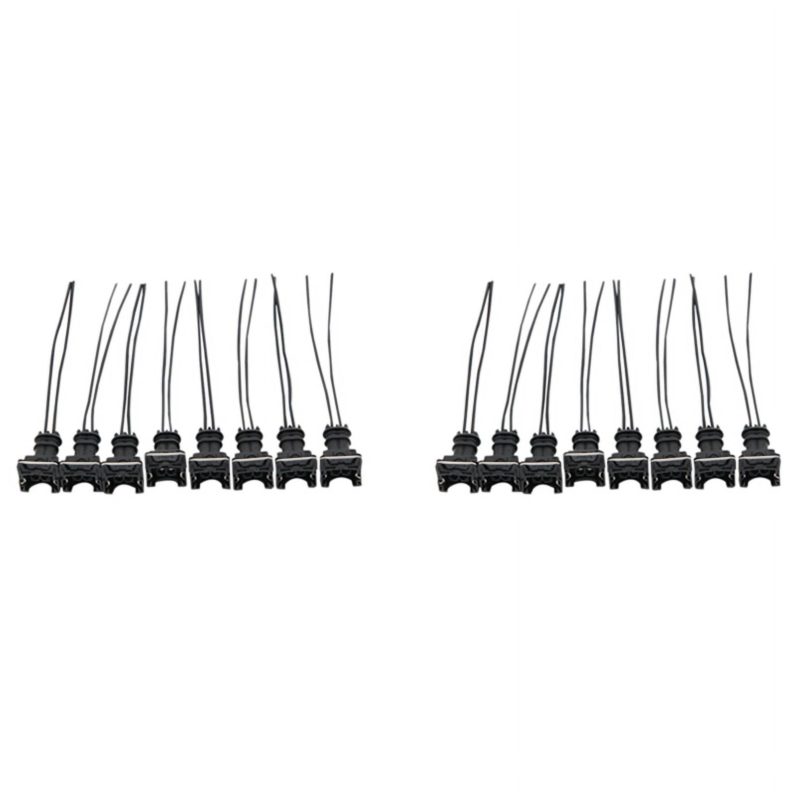 16Pcs Injector Connector Wiring Plugs Clips for EV1 OBD1 Pigtail Cut ...