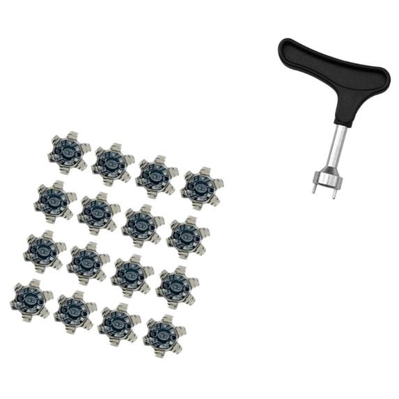 16Pcs Golf Shoe Spikes Replacement Studs Screw Style Shoe Nails Fast ...