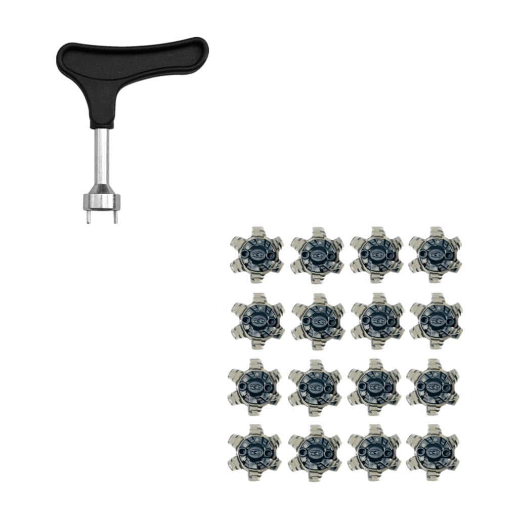 16Pcs Golf Shoes Spikes Cleats Replacement Studs Fast Twists Turn Screw ...