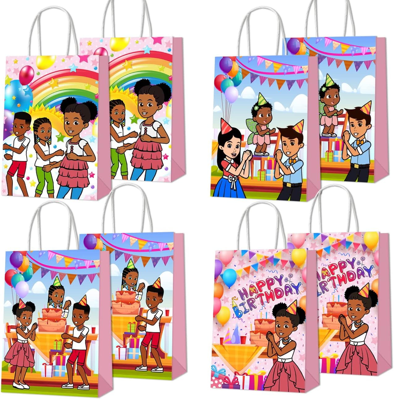 16Pcs Gracie Corner Birthday Party Favor Bags with 4 Styles 8 Gracie ...