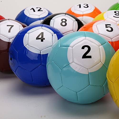 16Pcs Inflatable Billiards Football Snooker Balls Footpool Table Games ...