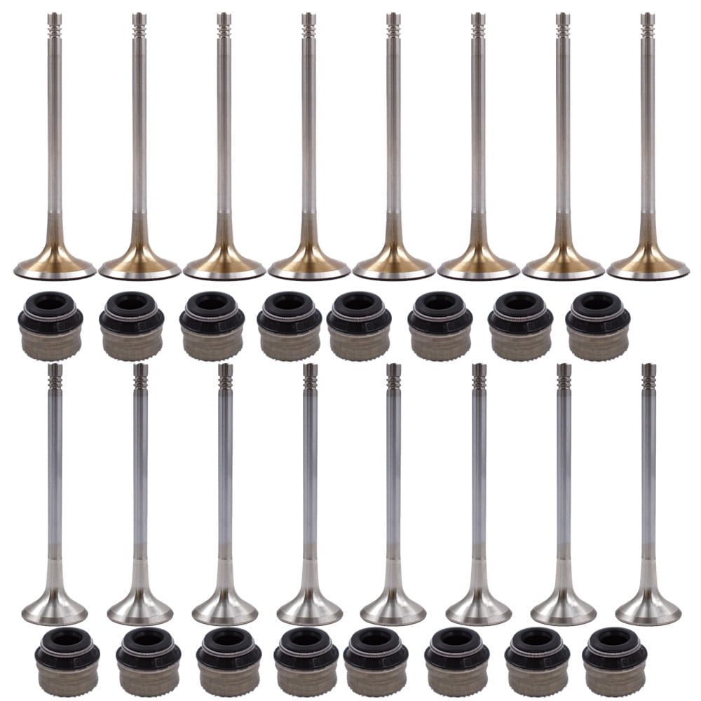 16Pcs Intake Exhaust Valves for VW Golf GTI Tiguan Beetle AUDI A3 A5 TT ...