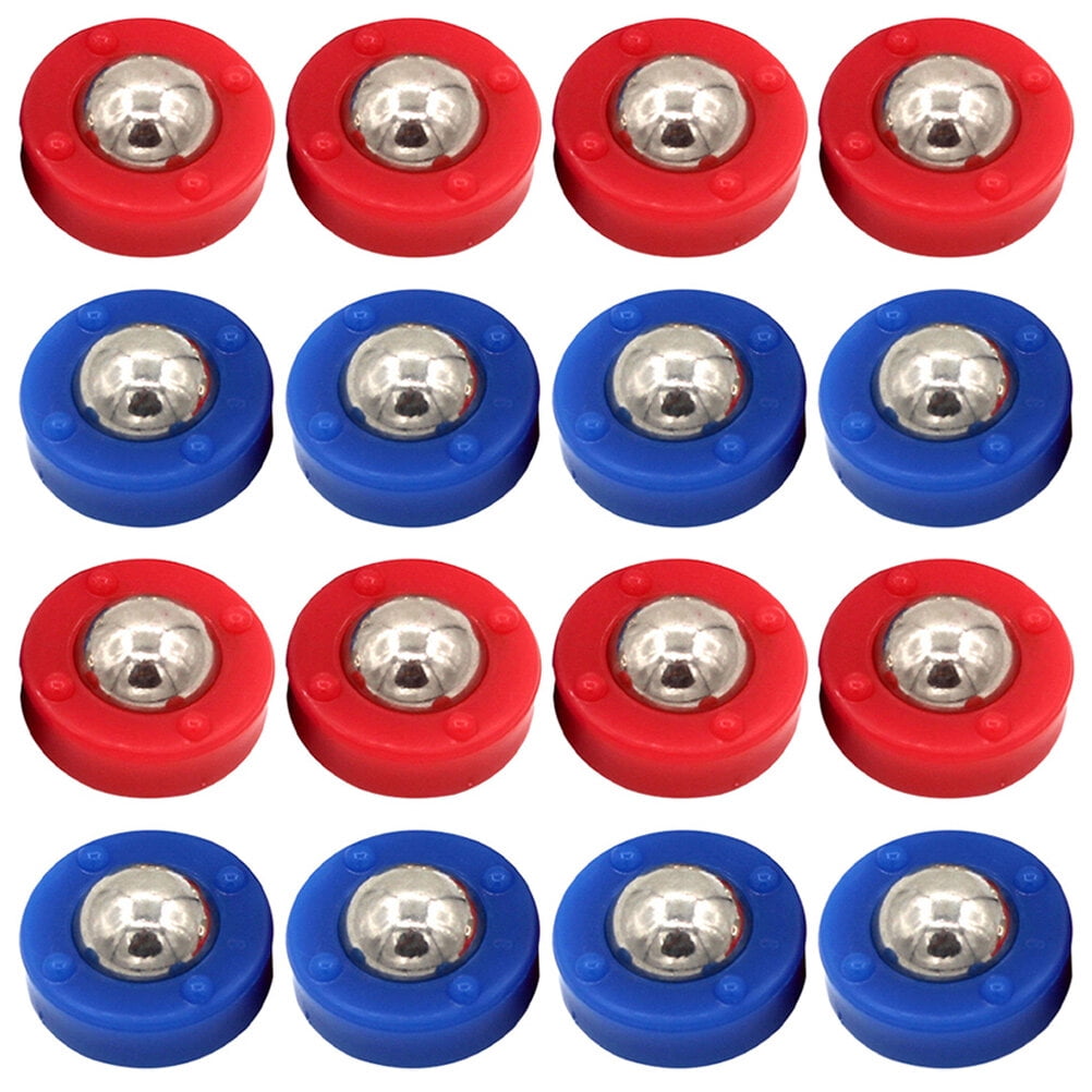 16Pcs Kids Party Tabletop Sliding Pucks Table Soccer Game Rolling Beads ...