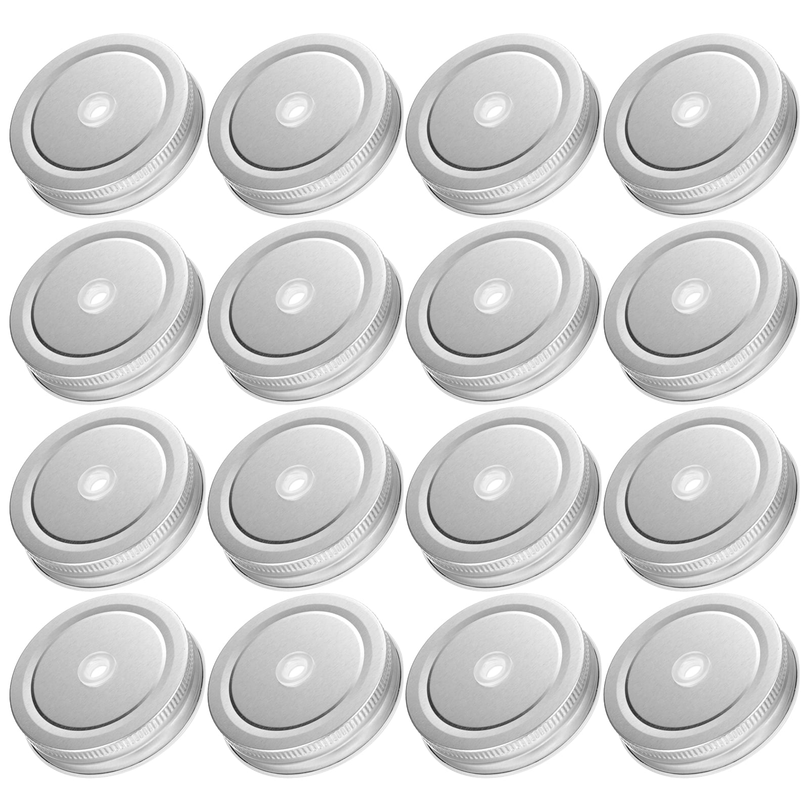 16Pcs Mason Jar Canning Cap, 70mm Regular Mouth Tin Plate Caps Inserts ...