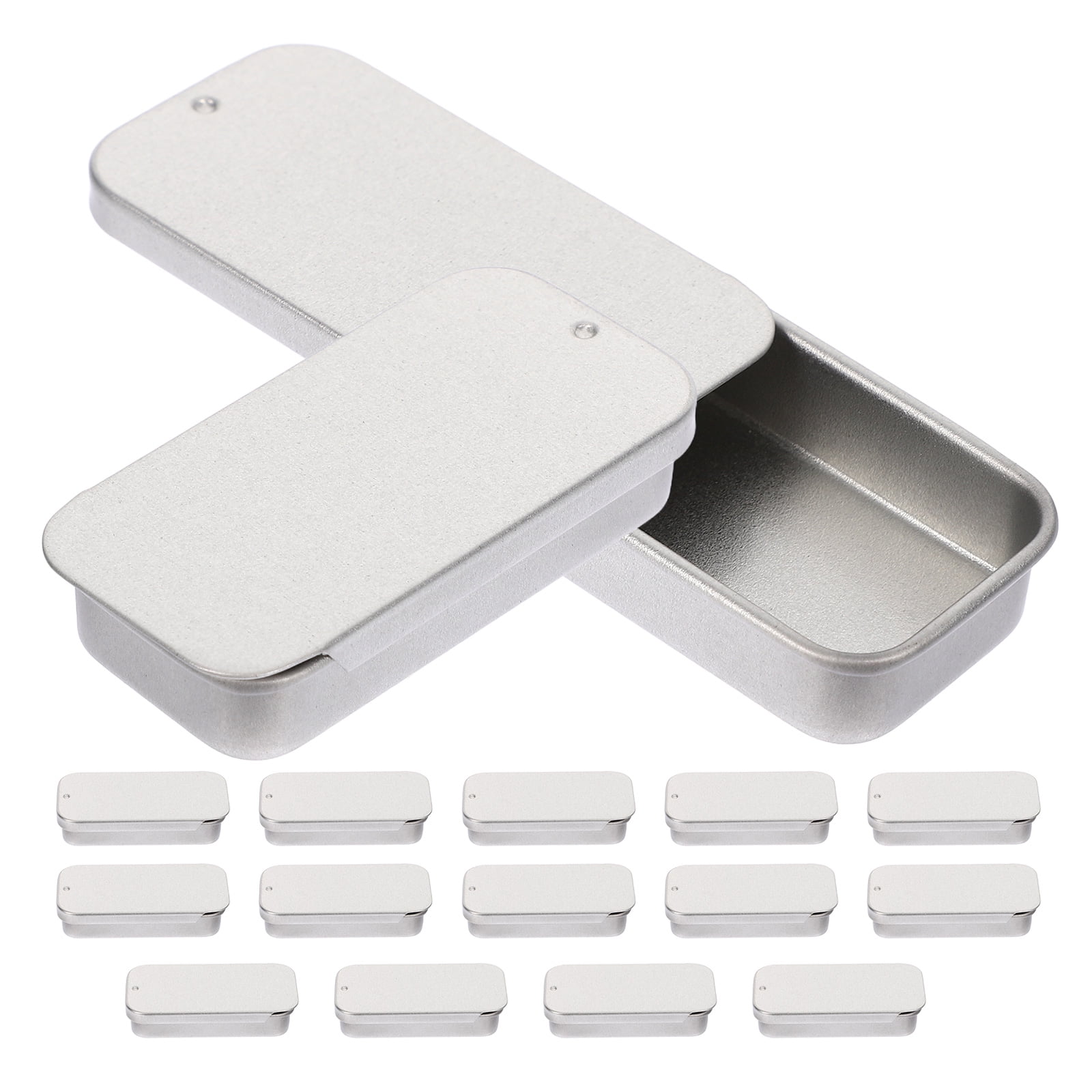 16Pcs Metal Tin Boxes Multi-function Candy Boxes Tin Containers with ...