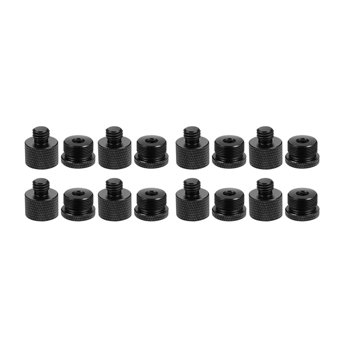16Pcs Mic Thread Adapter Set 5/8 Female to 3/8 Male and 3/8 Female to 5 ...