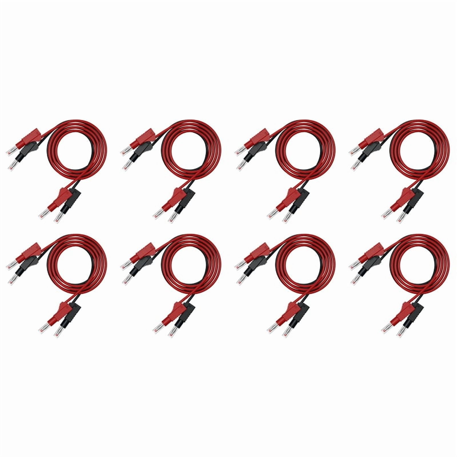 16Pcs Multi-Meter Test Leads Cable Jumper Wire Line Security 4mm Banana ...