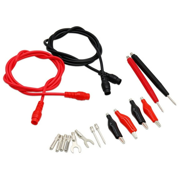 16Pcs Multimeter Test Wire Kit With For Alligator Clip Replacement Test ...