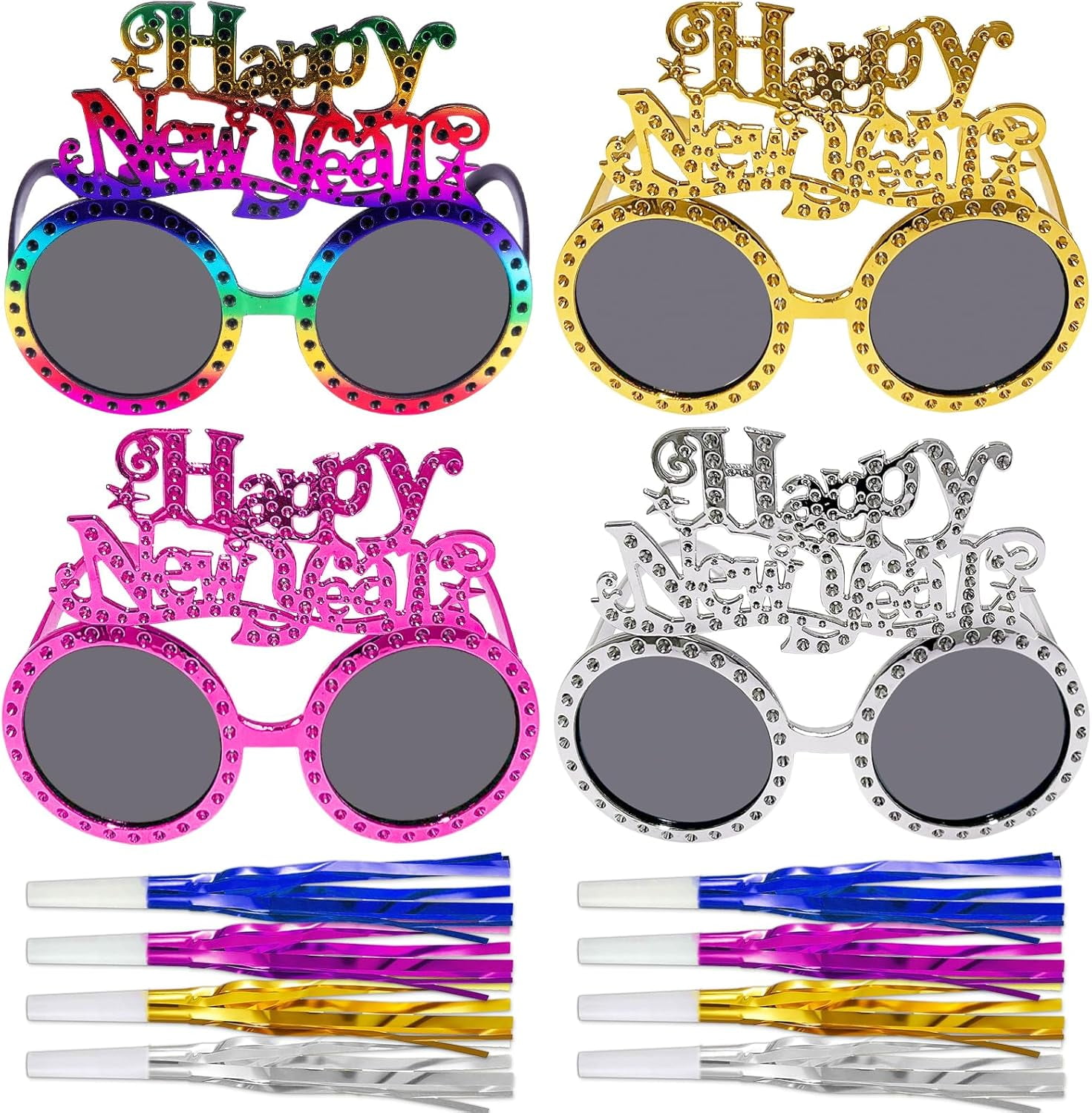 16Pcs New Years Eve Party Supplies 2026 Including Happy New Year ...