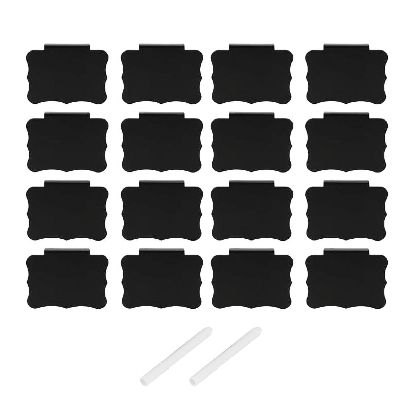 Walmart 16Pcs PVC Basket Bin Organization Holders, Removable Chalkboard ...