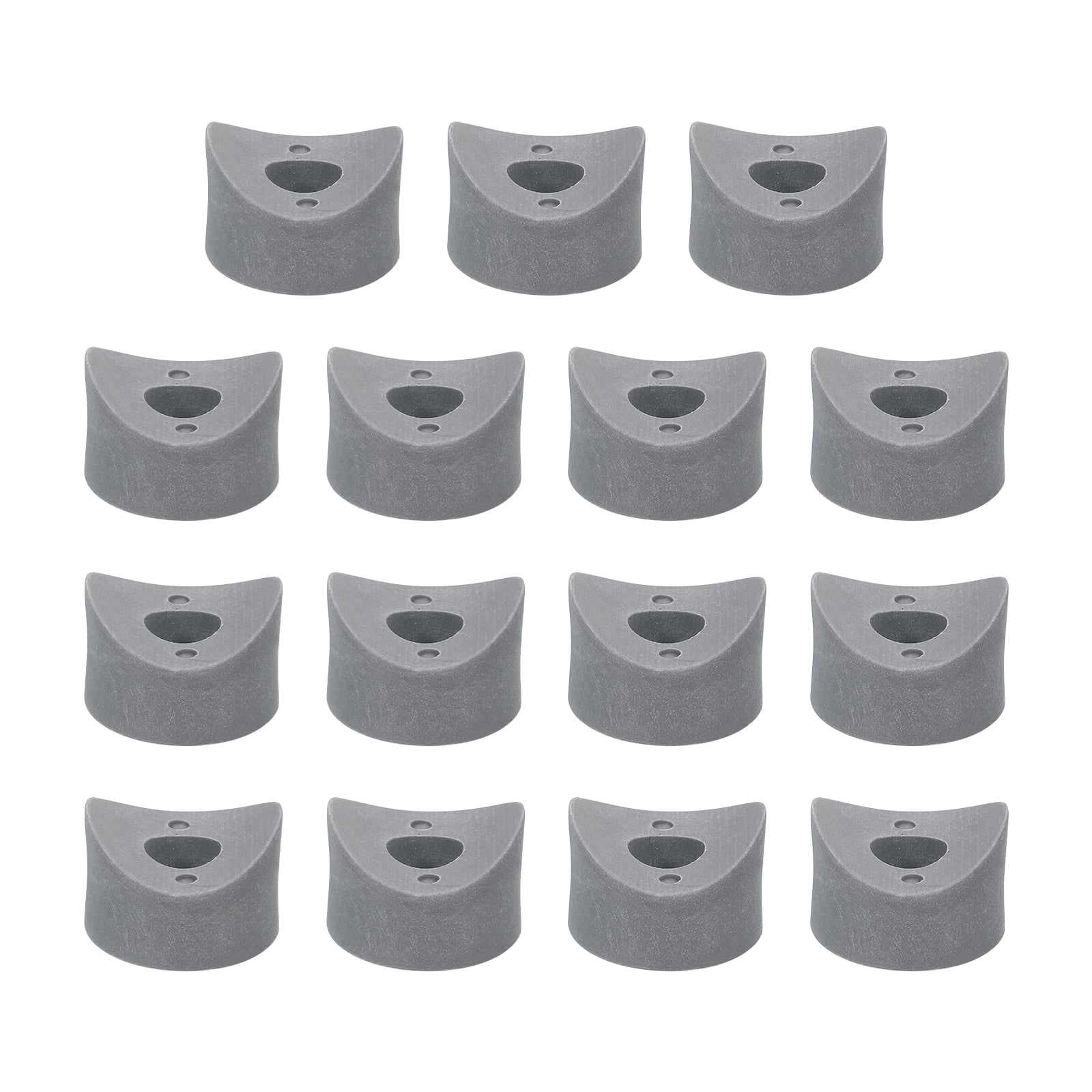 16Pcs Plastic Round Washers, 9mm x 25mm x 10mm Gray PE Concave Washer ...