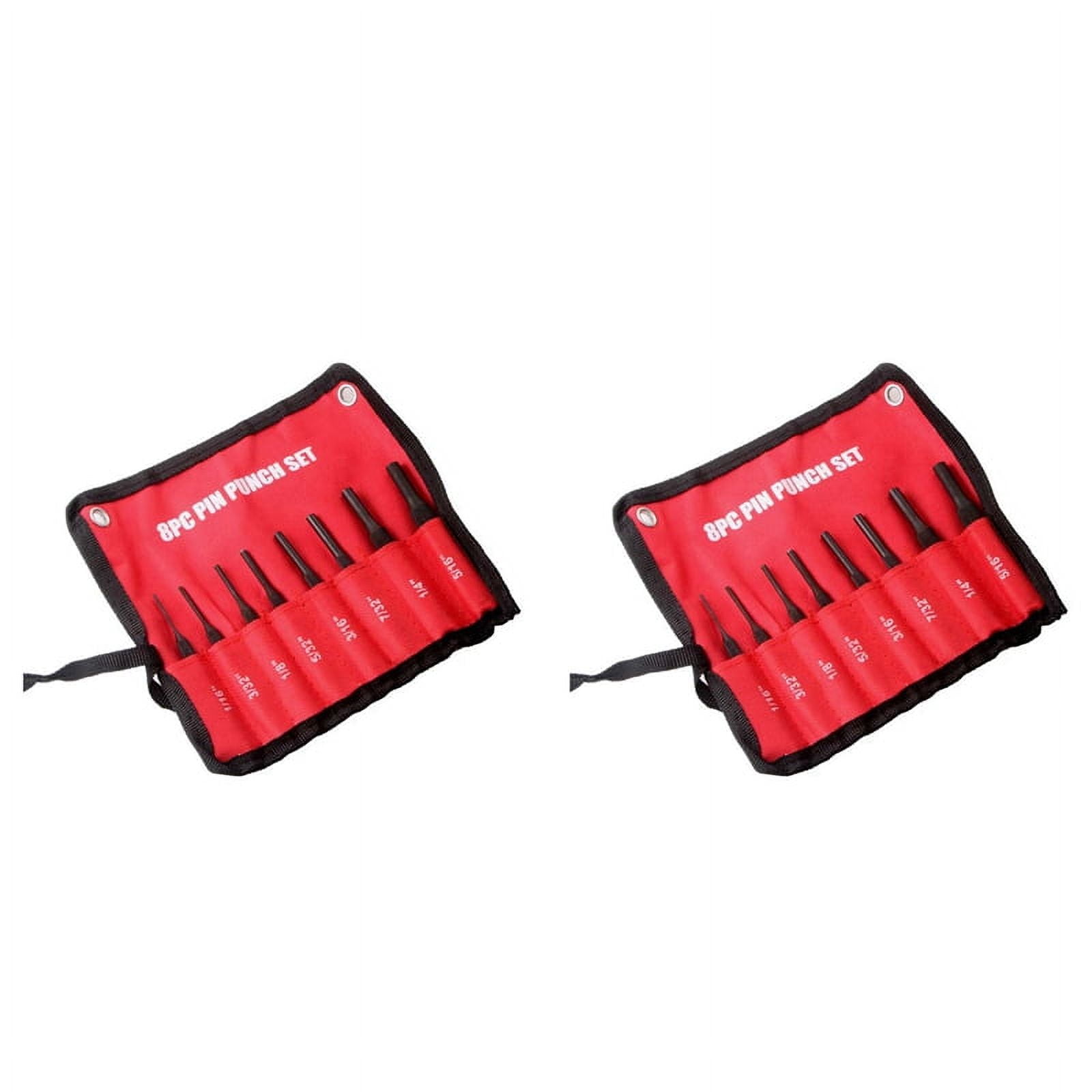 16Pcs Professional Roll Pin Punch Set Case Pin Punch Tool Pin Grip Roll ...