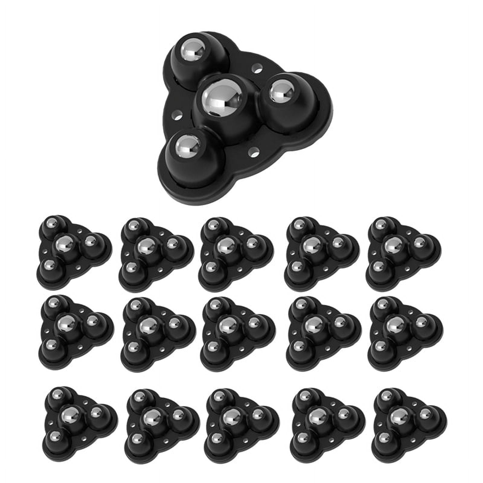 16Pcs Self Adhesive Type Mute Universal Wheel 4 Beads Furniture Casters ...