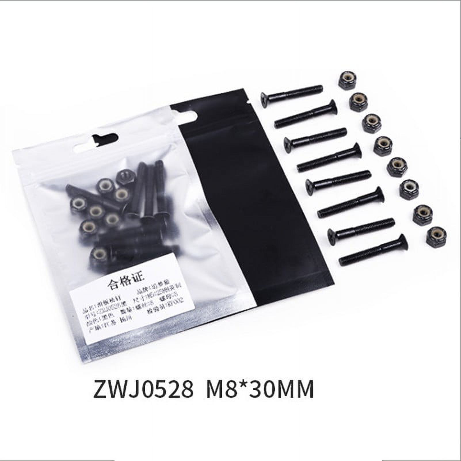 16Pcs/Set Replacement Screws+Nuts Four-Wheeled Skateboard Longboard ...