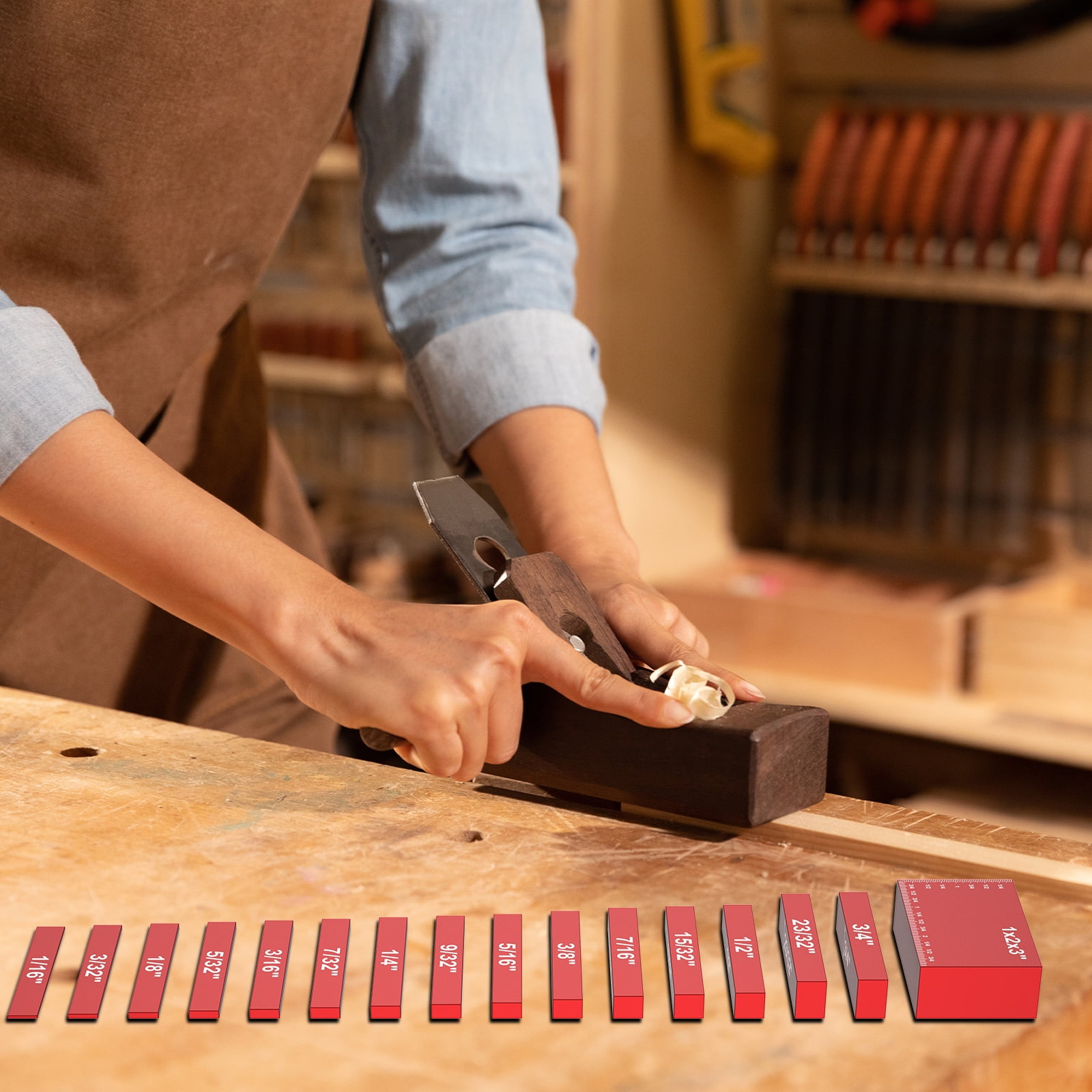 16Pcs Setup Blocks Height Gauge Set 3inch High Precision Setup Bar ...