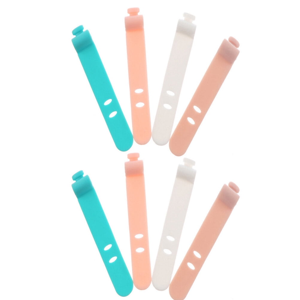 16Pcs Silicone Cable Winder Organizer Wire Tie Band Wrapped Cord Line ...