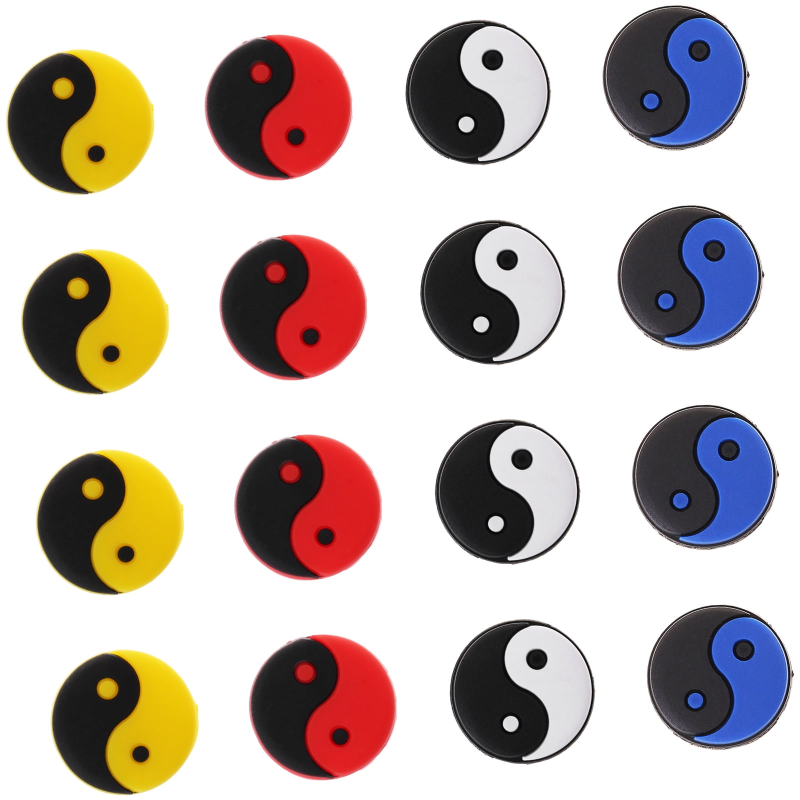 16Pcs Silicone Tennis Racket String Shock Damping Cartoon Racquet ...