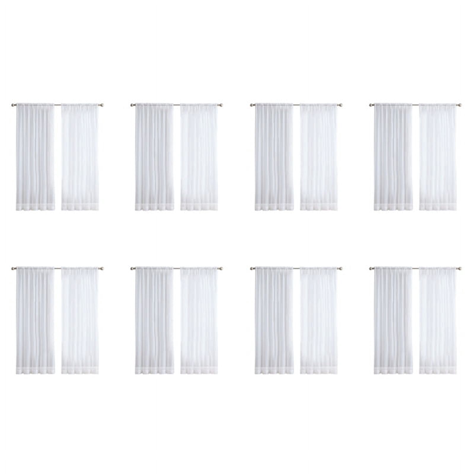 16Pcs Super Soft Great Hand Feeling Tulle Curtains for Living Room ...