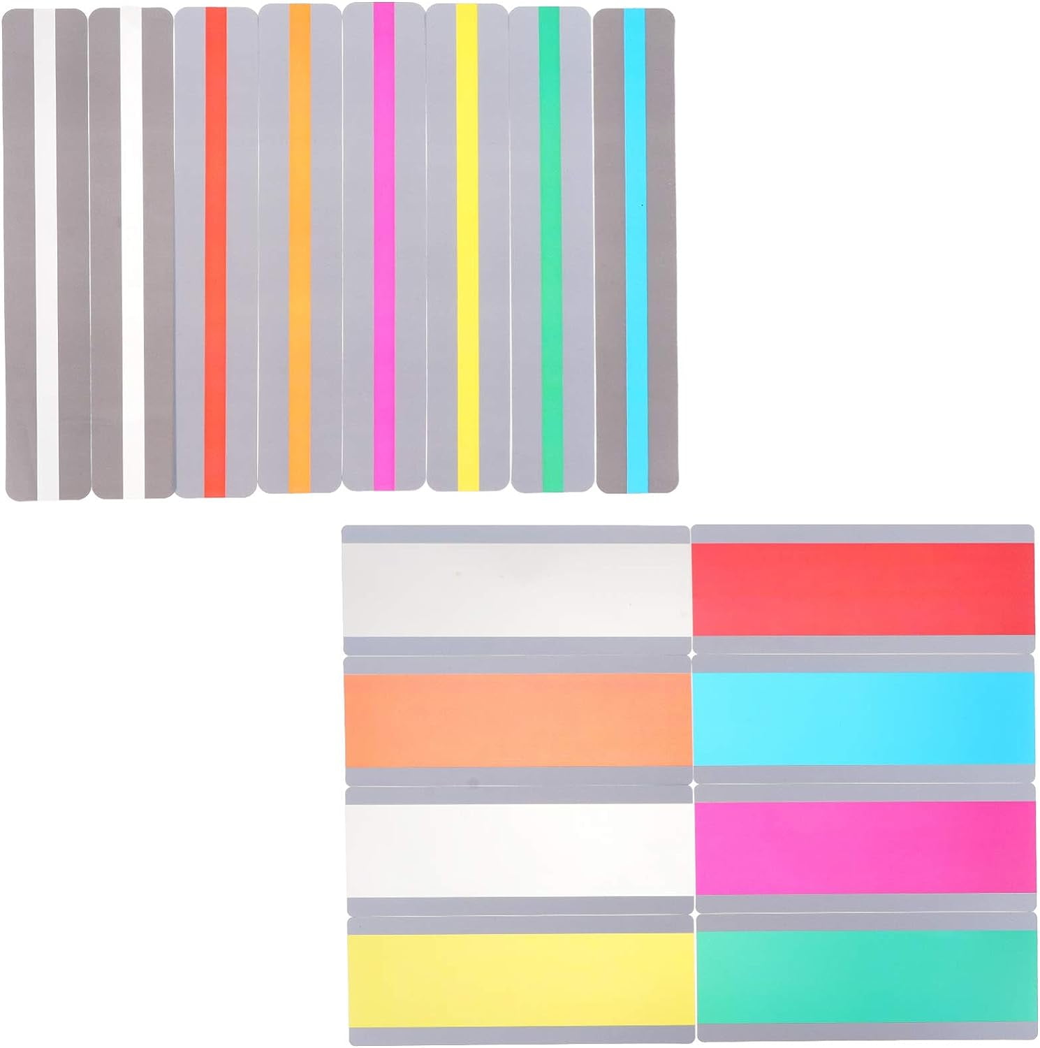16Pcs Teacher Students Reading Strips Highlight Tracking Bookmarks Book ...