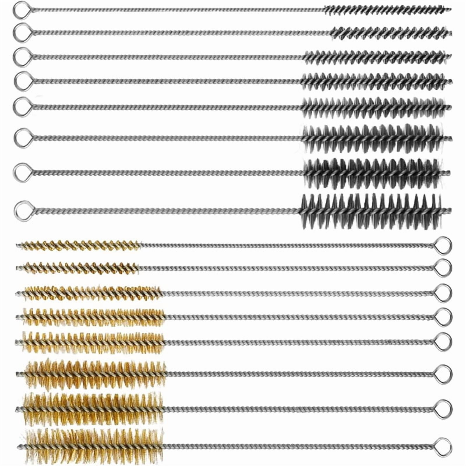 16Pcs Tube Cleaning Brush,Brass Stainless Steel Engine Cleaning Brushes ...