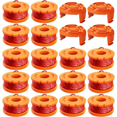 Worx WA0010 Durable Weed Eater String Trimmer Line, 12 Pack for Select ...