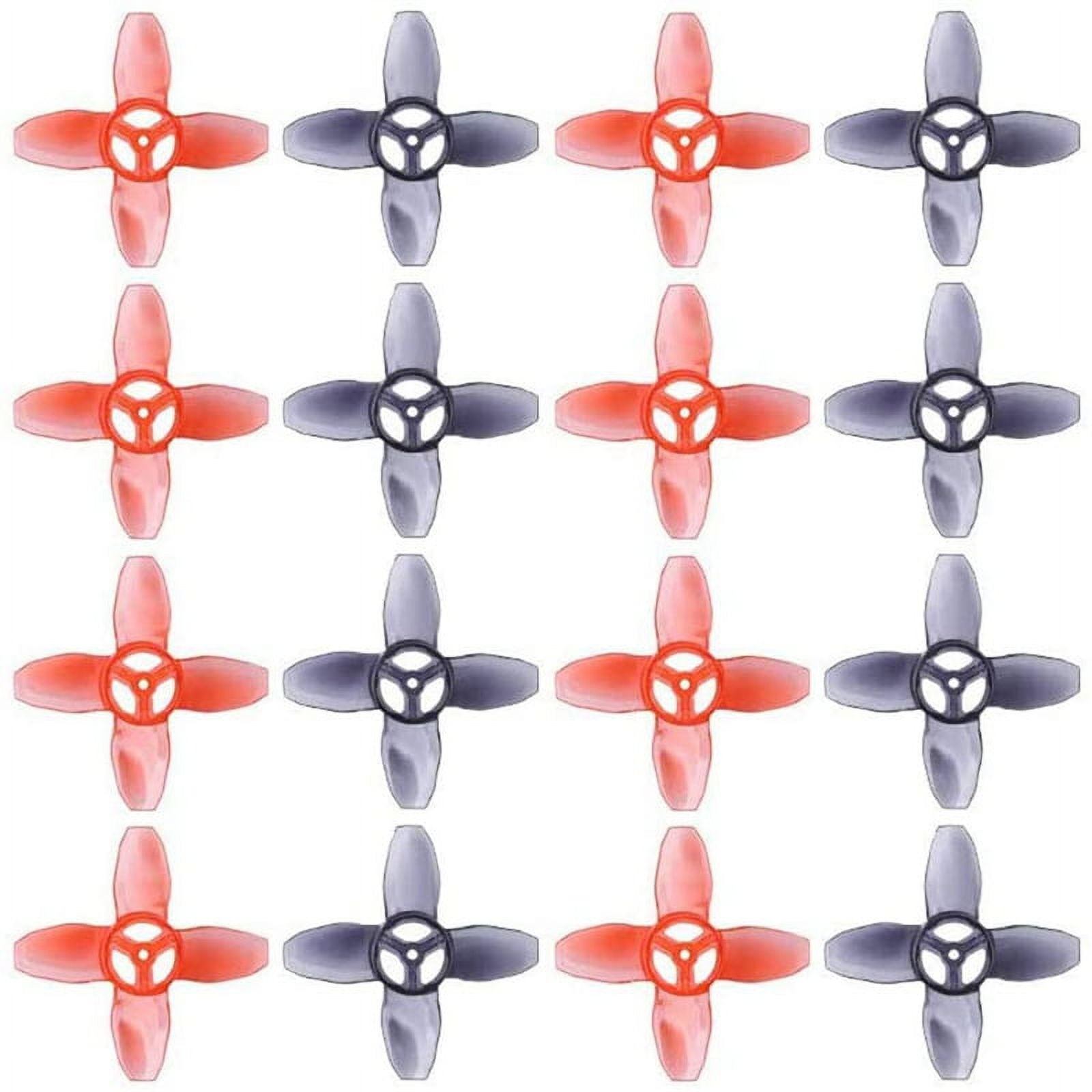 16Pcs for Avan Tinyhawk Turtlemode Propeller 40mm 4-Blade 1.5mm Hole ...