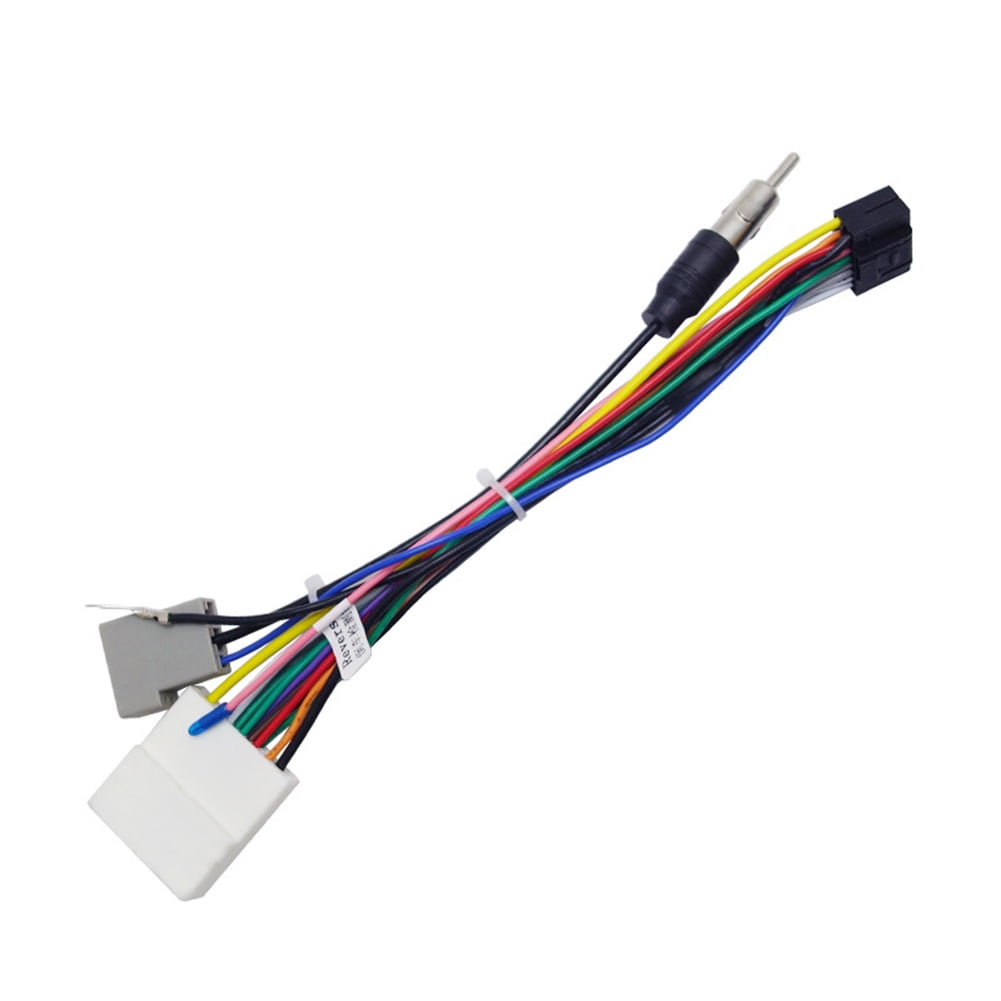 16Pin Car Head Unit Wire Harness Adapter Car Stereo Radio Power ...