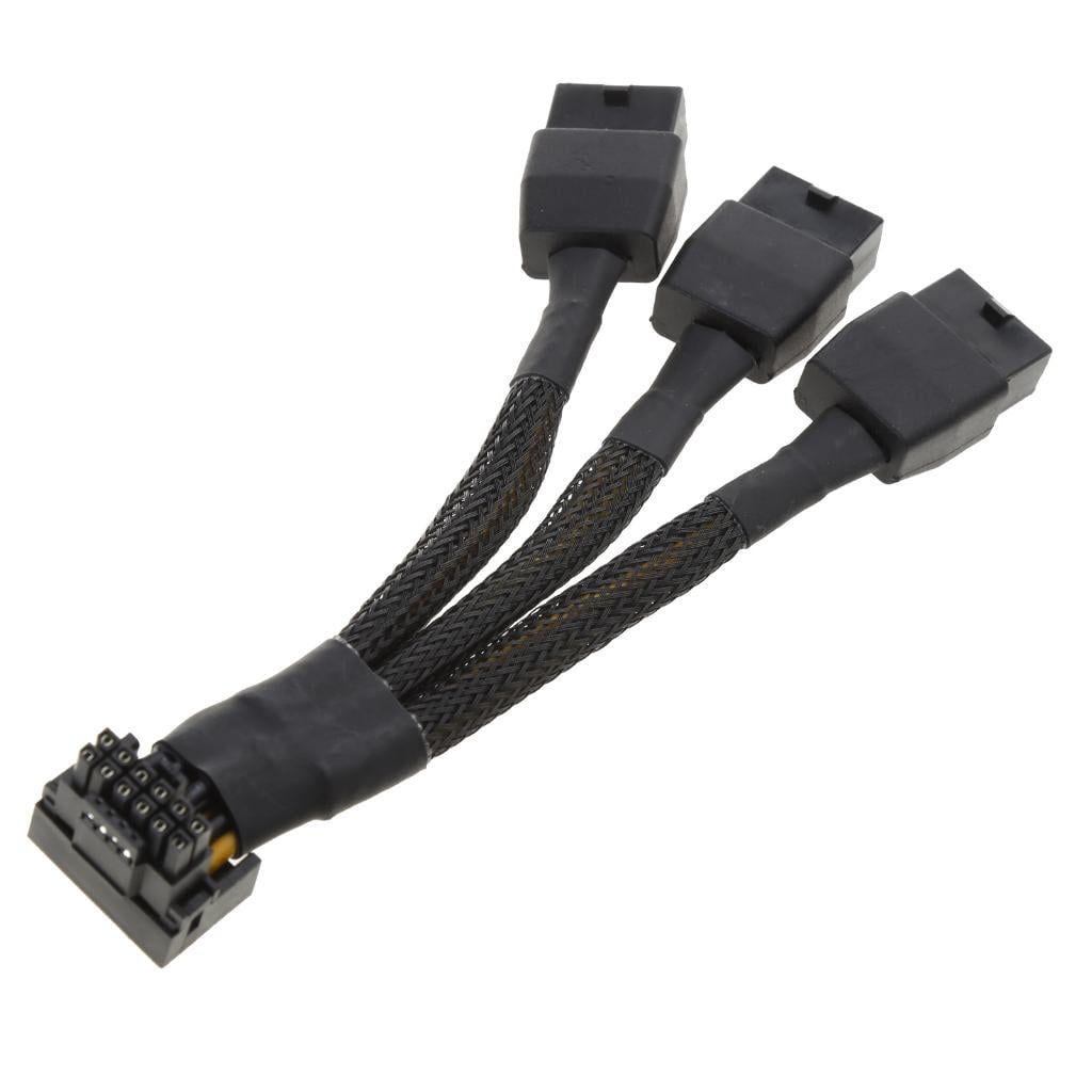 16Pin GPU Cable to 3X8Pin Pcie5.0 Cord 3x8pin 8PIN to 16Pin 12VHPWR 90 ...