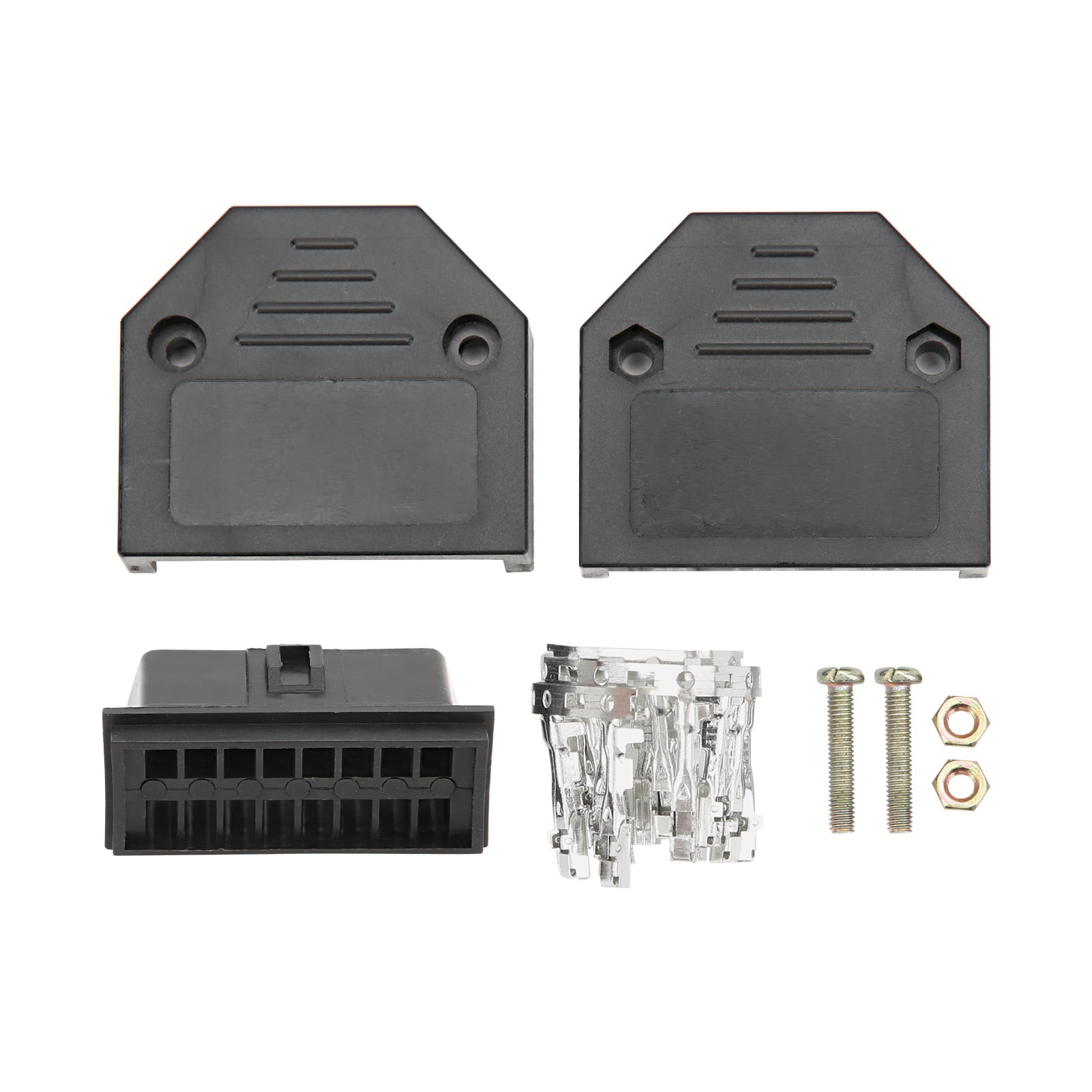 16Pin Universal OBD2 Plug Male Connector OBD Connect Adapter Kit Car ...