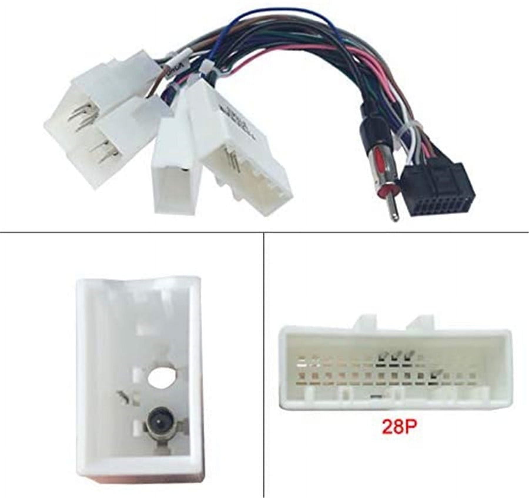 16Pin Wiring Harness Connector Adapter w 4Terminal For Toyota Stereo ...
